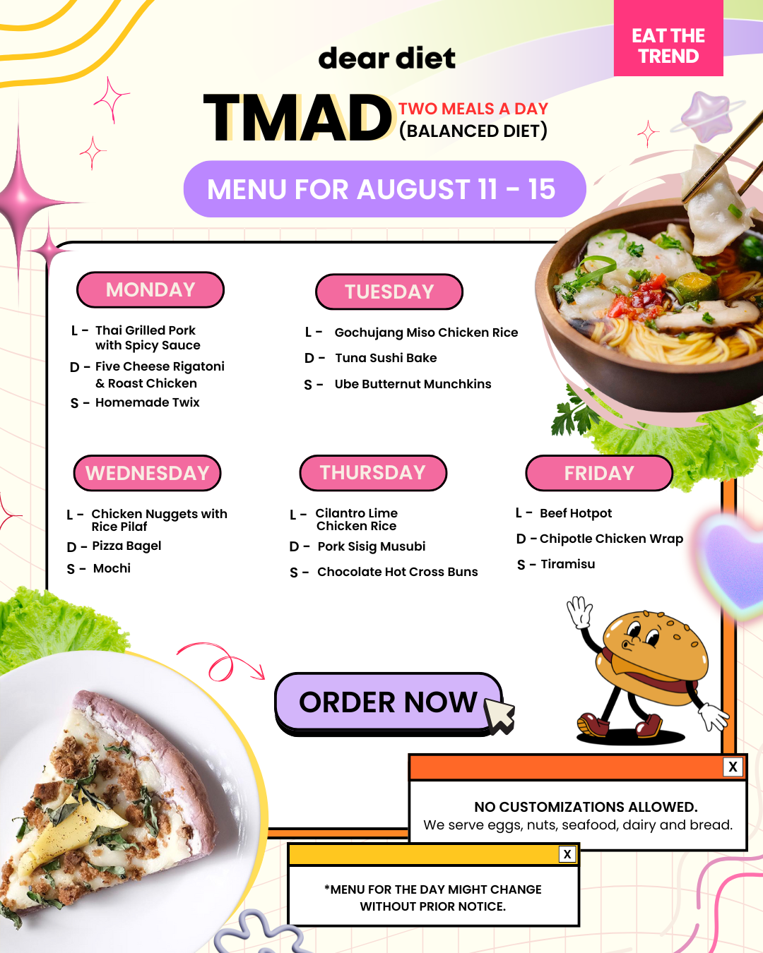 TMAD Balanced Diet (Two Meals A Day) – Dear Diet