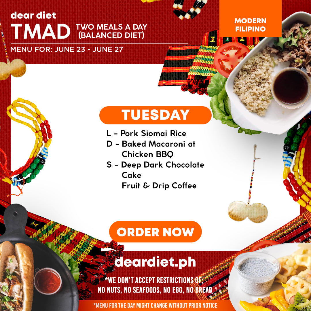 TMAD Balanced Diet (Two Meals A Day) – Dear Diet