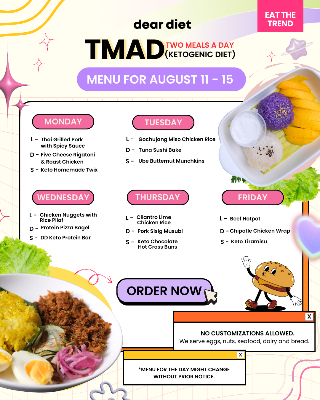 TMAD Ketogenic Diet (Two Meals A Day) – Dear Diet