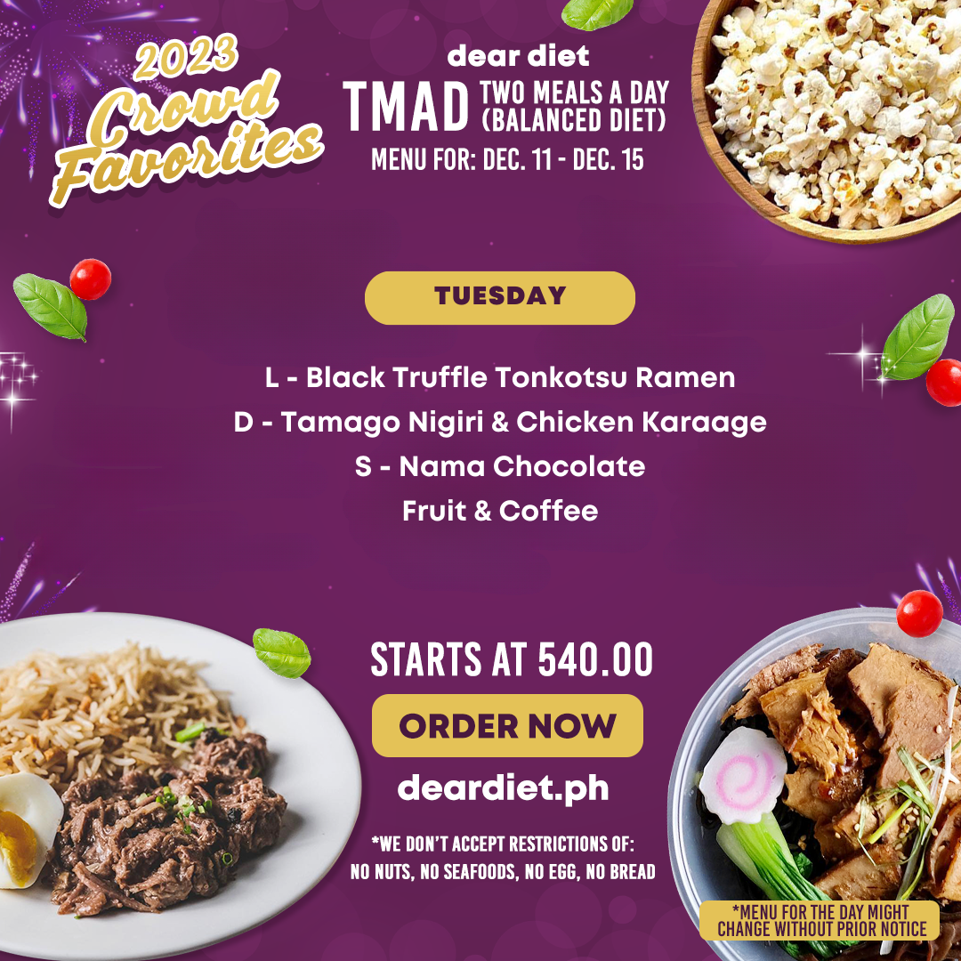 TMAD Balanced Diet (Two Meals A Day) – Dear Diet