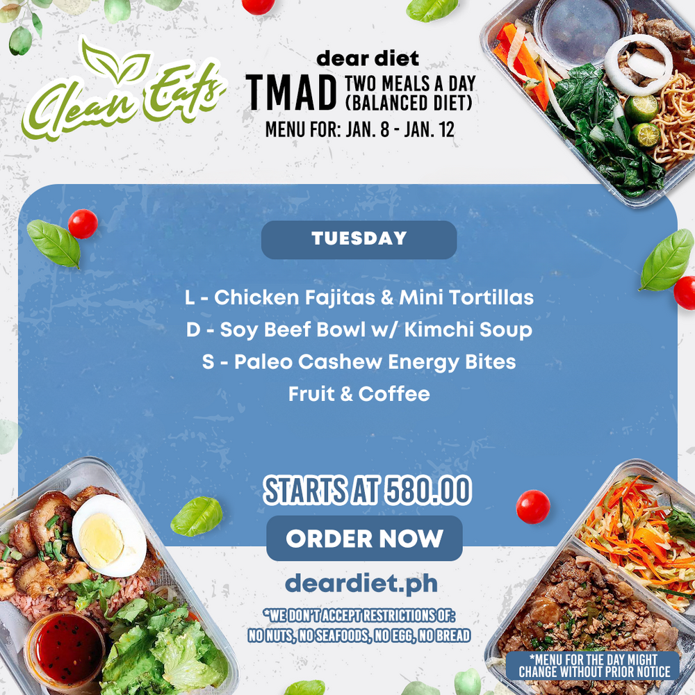 TMAD Balanced Diet (Two Meals A Day) – Dear Diet