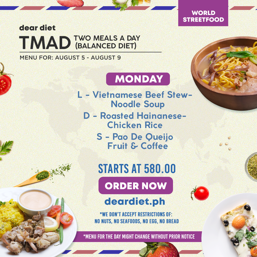 TMAD Balanced Diet (Two Meals A Day) – Dear Diet