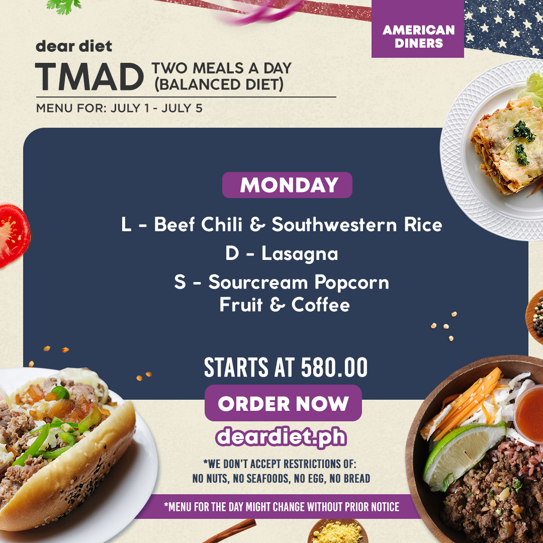 TMAD Balanced Diet (Two Meals A Day) – Dear Diet