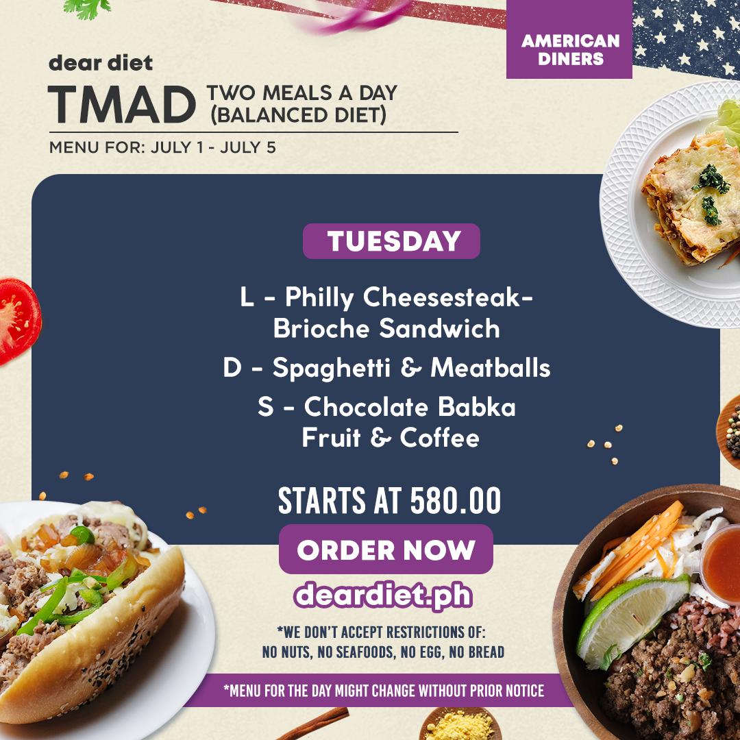 TMAD Balanced Diet (Two Meals A Day) – Dear Diet