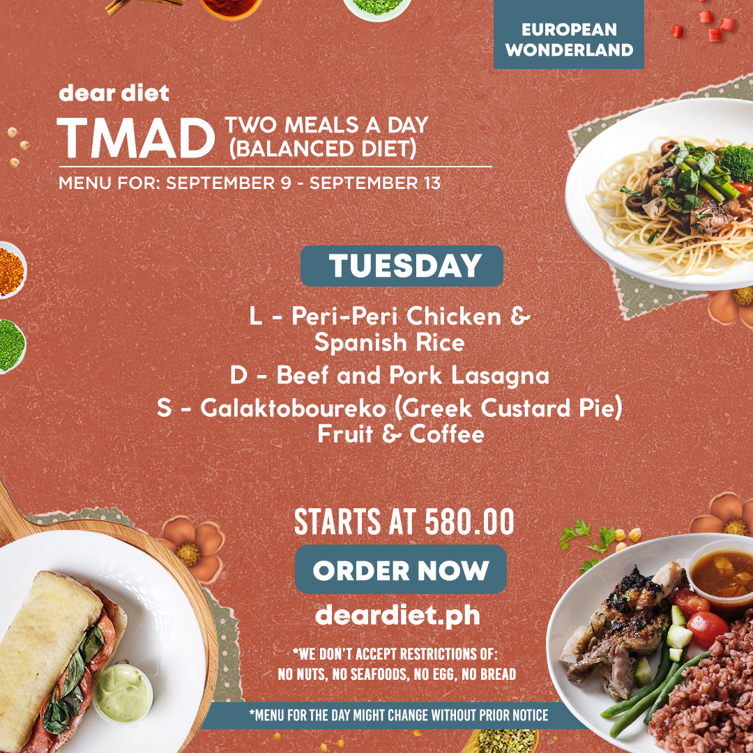 TMAD Balanced Diet (Two Meals A Day) – Dear Diet