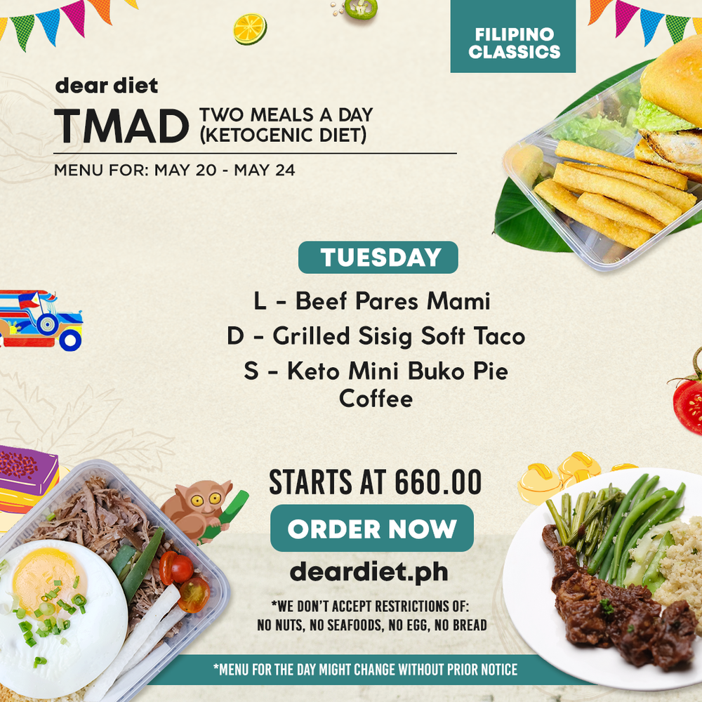 TMAD Ketogenic Diet (Two Meals A Day) – Dear Diet